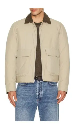Rag & Bone Derrick Filled Jacket - Light Oatmeal