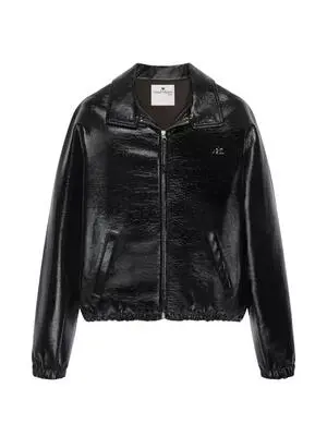 COURREGES Zip-up Jacket - Black