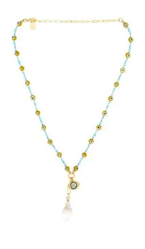 ELIZABETH COLE Bonnie Necklace - Blue