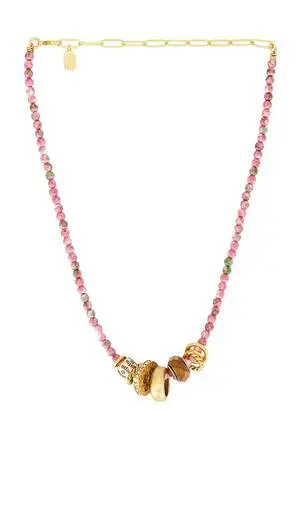 ELIZABETH COLE Ines Necklace - Light Pink