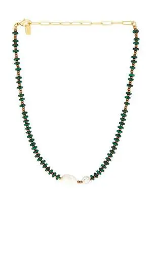ELIZABETH COLE Alona Necklace - Jade
