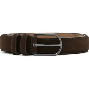 Mango Suede Belt - Brown