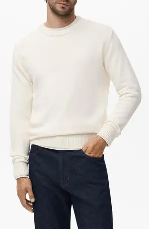 Mango Textured Sweaters For Men
