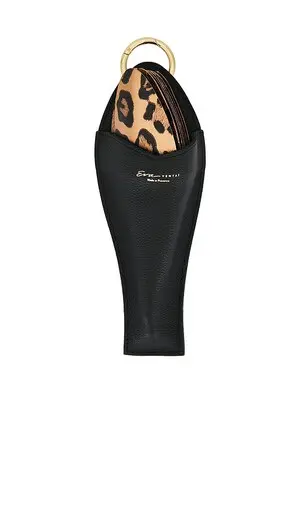 EVA VENTAI Large Palmette Leather Fan