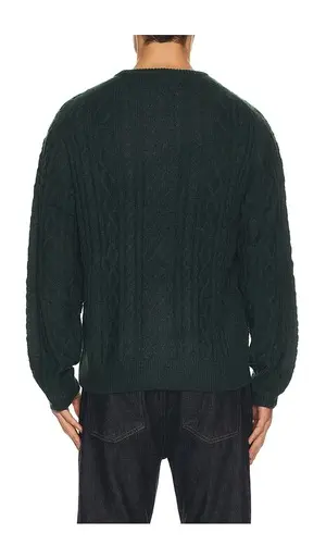 RHYTHM Mohair Fisherman's Knit Sweater
