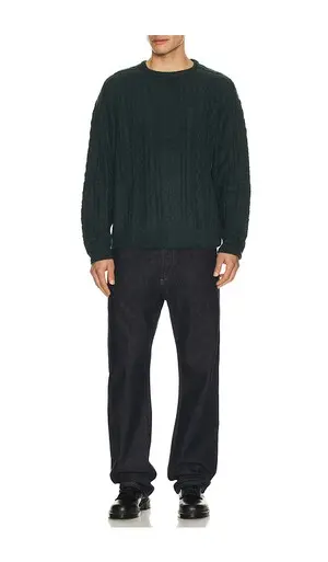 RHYTHM Mohair Fisherman's Knit Sweater