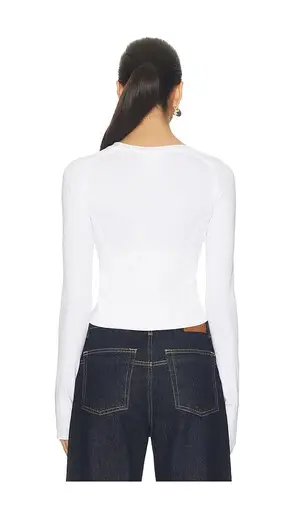 Free People We The Free Protagonist Long Sleeve - Ivory