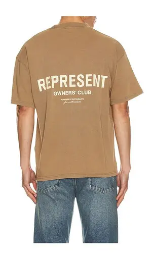 REPRESENT Owners Club Tee In Brown