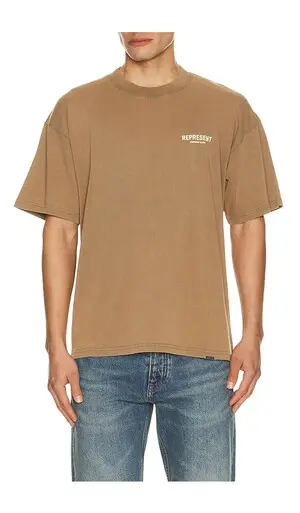 REPRESENT Owners Club Tee In Brown