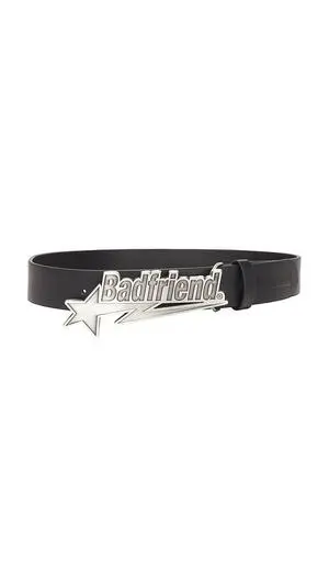 BADFRIEND Star Logo Belt - Black