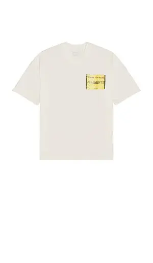 ALLSAINTS Violation Crew Tee In White