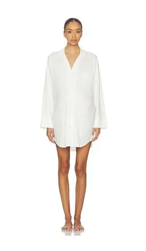 BUMPSUIT The Cloud Pajama Dress In White