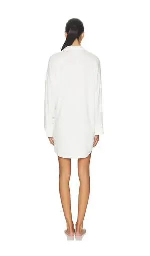 BUMPSUIT The Cloud Pajama Dress In White