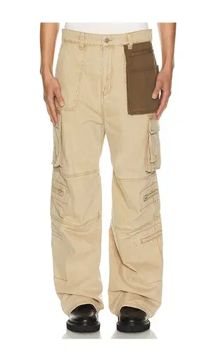 We11Done Washed Cargo Trousers