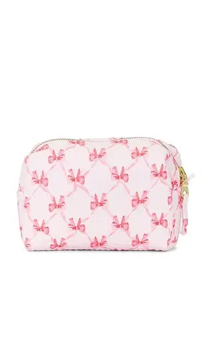 LoveShackFancy Mini Octavia Pouch - Peppermint Pink