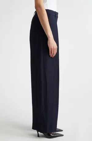 Victoria Beckham Pleated Wide-leg Trousers