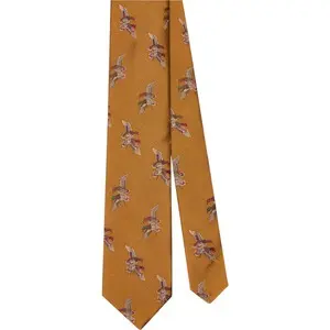 Robert Talbott Printed Necktie - Orange