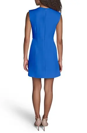 Bcbgmaxazria Sleeveless Asymmetric Minidress - Deep