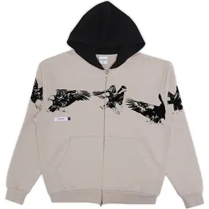 STUDENTS Graphic Zip Hoodie