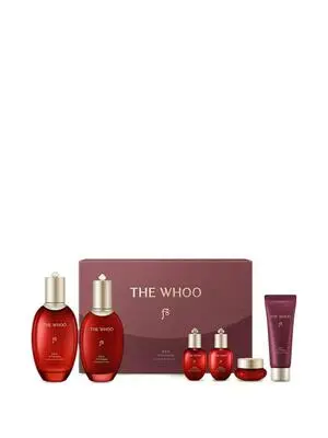 THE WHOO Jin Yul Hyang Anti-wrinkle Set - Red