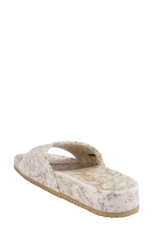 FLEKS East Beach Slide Sandal - White Sand Beach