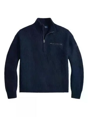 Polo Ralph Lauren Half-zip Wool-blend Sweater