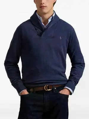 Polo Ralph Lauren Button Shawl-collar Sweater