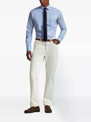 Polo Ralph Lauren Striped-pattern Long-sleeve Shirt - Blue