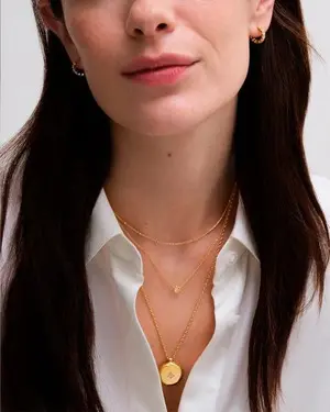 Astley Clarke Biography Medium Locket Necklace - Gold