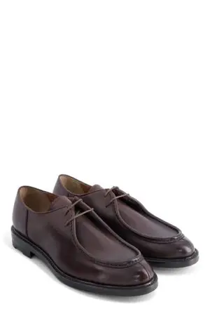 ANTHONY VEER Ellison Moc Toe Loafers - Kodiak Brown Leather