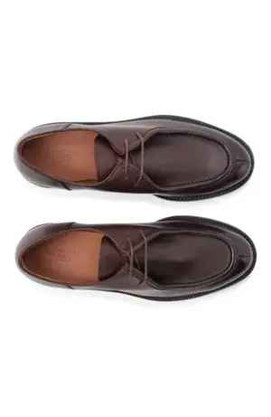ANTHONY VEER Ellison Moc Toe Loafers - Kodiak Brown Leather