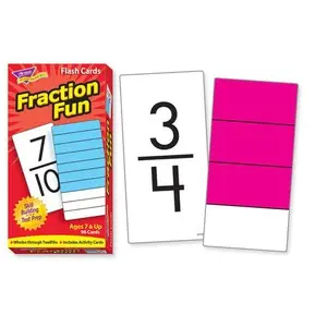TREND ENTERPRISES Fraction Fun Skill Drill Flash Cards