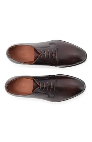 ANTHONY VEER Sterling Derby - Chestnut Depth Brown Leather