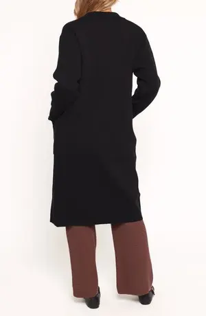PETAL & PUP Venda Coatigan - Black