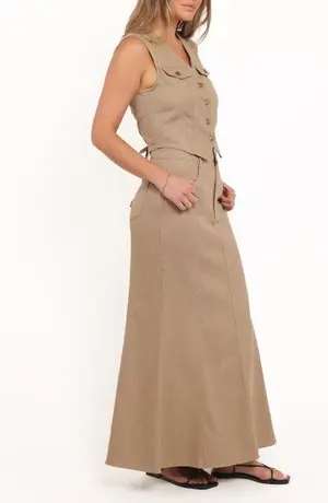 PETAL & PUP Giselle Vest And Maxi Skirt Set