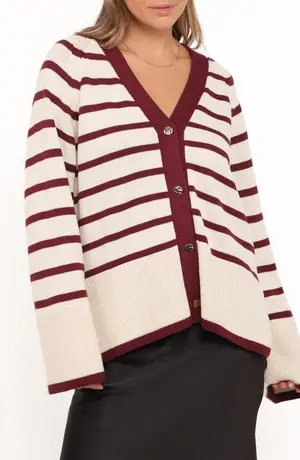PETAL & PUP Aydee Stripe Cardigan