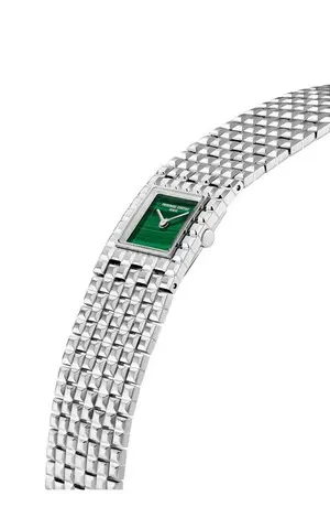 FREDERIQUE CONSTANT Classics Manchette Malachite Bracelet Watch - Silver-tone