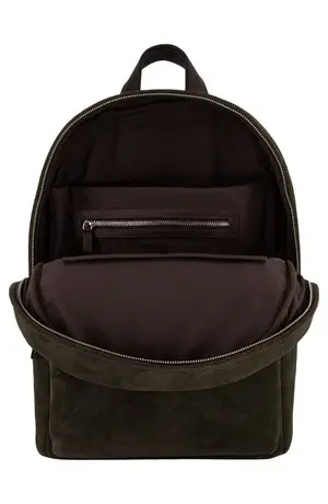 Vince Cavalor Suede Backpack - Driver Green