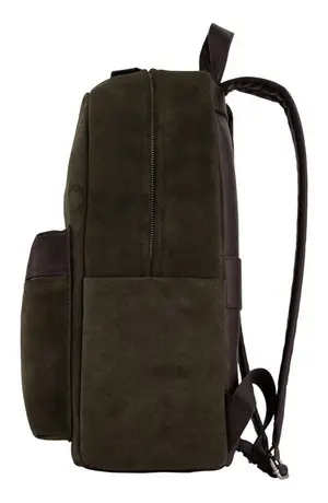 Vince Cavalor Suede Backpack - Driver Green