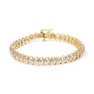 HAUS OF BRILLIANCE 18k Gold 4.0 Cttw Diamond Tennis Bracelet - Yellow