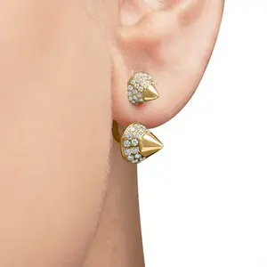HAUS OF BRILLIANCE 14k Rose Gold 1.00 Cttw Diamond Stud Earrings