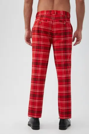 Mr Turk Dirk Plaid Trousers