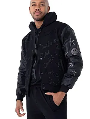 DAI MODA Affirmation Letterman Jacket