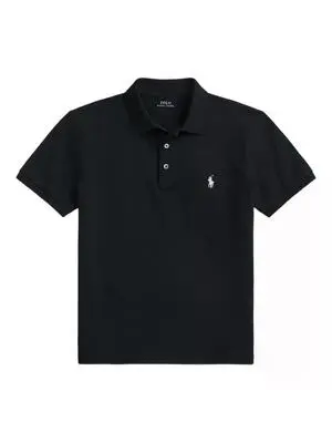 Polo Ralph Lauren Embroidered Logo Polo Shirt - Black