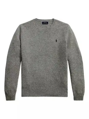 Polo Ralph Lauren Long-sleeved Sweater With Logo Detail - Grey