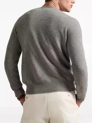 Polo Ralph Lauren Long-sleeved Sweater With Logo Detail - Grey