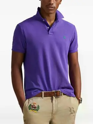 Polo Ralph Lauren Ribbed Polo Shirt - Purple