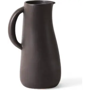 GHARYAN STONEWARE Stoneware Jug Dadasi 50 Oz - Black