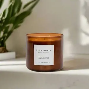 SLOW NORTH Midnight Garden Signature 3-wick Candle