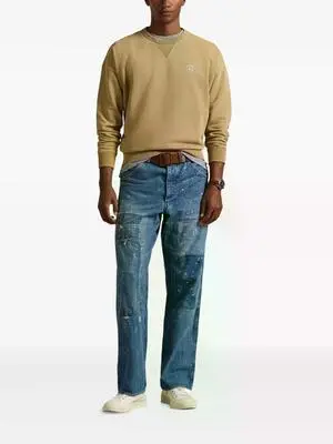 Polo Ralph Lauren Crew-neck Long-sleeve Sweatshirt - Brown